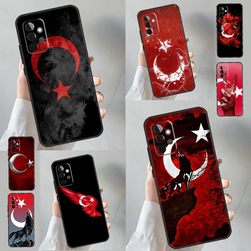 Turkey Turkish Flag For Samsung Galaxy A54 A34 A14 A13 A33 A53 A12 A32 ...