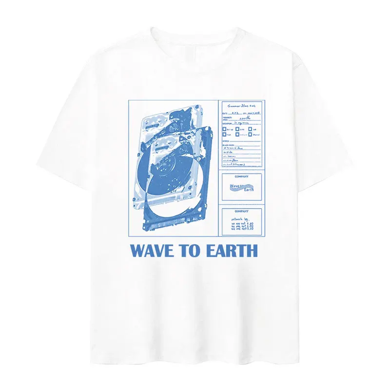 Wave To Earth 2024 Tour Album T Shirts Men's Hip Hop High Quality ...