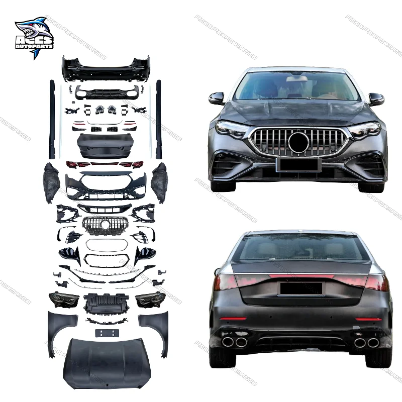 W214 E53 Body Kit for Mercedes Benz E Class W212 Front Rear Bumper ...