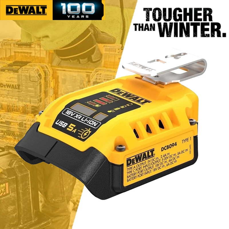 DEWALT-cargador-USB-DCB094-18V-XR-20V-MAX-iones-de-litio-accesorios ...