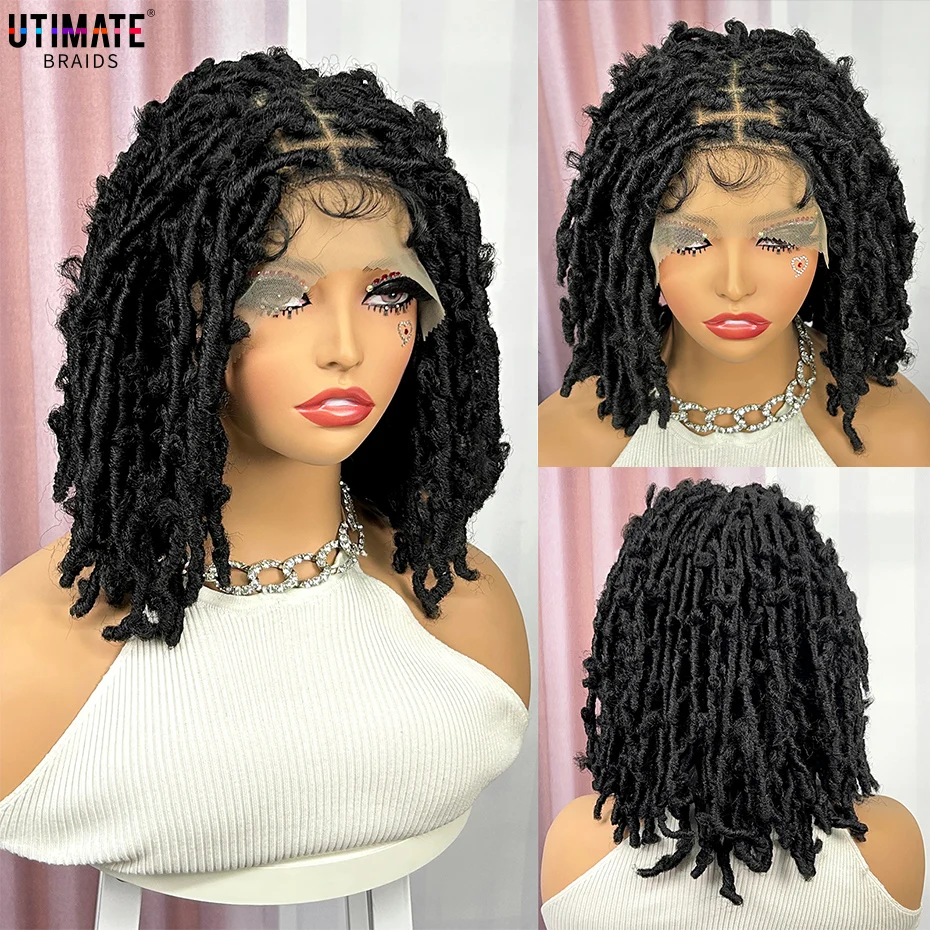 Synthetic-Box-Braided-Wig-for-Women-16-Inches-Short-Bob-Dreadlock ...