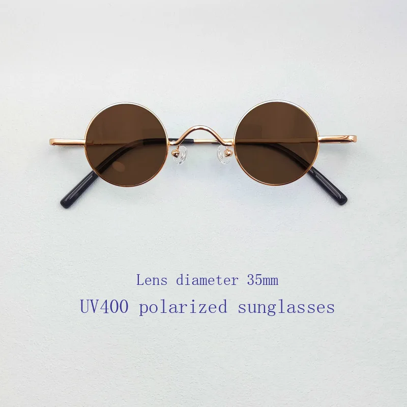 Vintage-small-round-polarized-sunglasses-for-men-and-women-UV400-retro ...