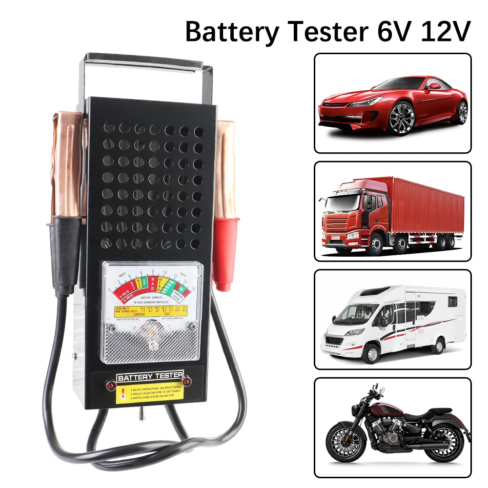 Car Battery Load Tester 6V 12V 80AH 100AH 120AH 200AH Discharge Test ...