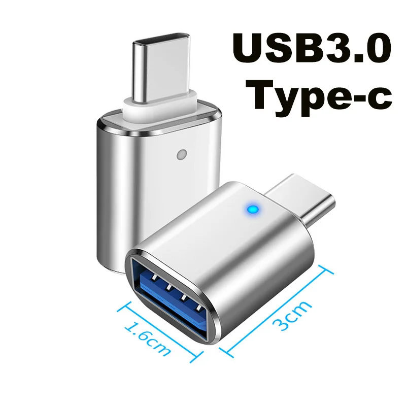 USB 3.0 To Type-C OTG Adapter USB type C Male To Micro USB Female ...