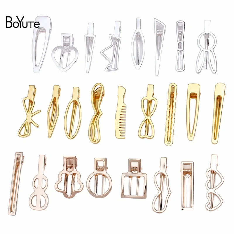 BoYuTe-50-Pieces-Lot-Metal-Hair-Clip-Base-Factory-Supply-Handmade-DIY ...
