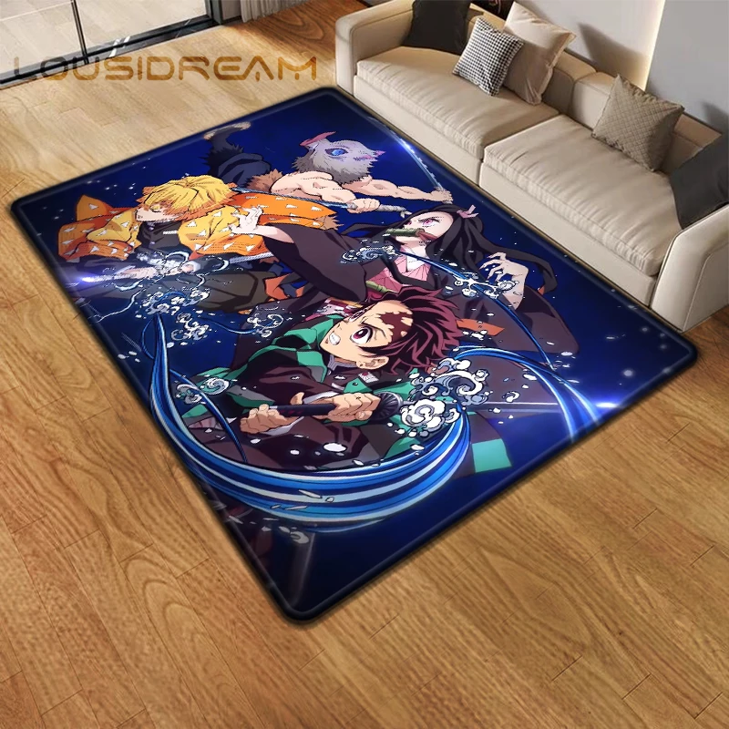 Demon Slayer Ghost Comic Carpet Kitchen MatEntrance Doormat Bedroom ...