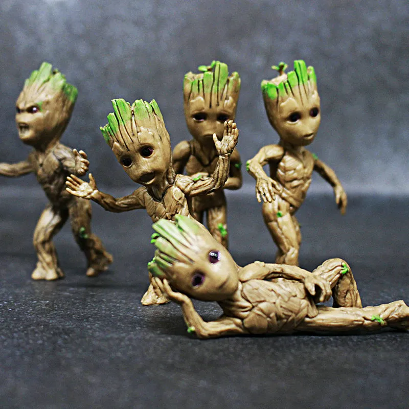 5-styles-Groot-Tree-Man-Marvel-Avengers-Guardians-of-The-Galaxy-Anime ...