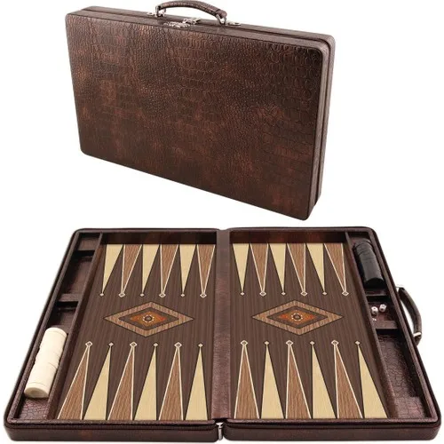 2021 Top Vip Star Game Tools Luxury Leather Bag Backgammon Set Large ...