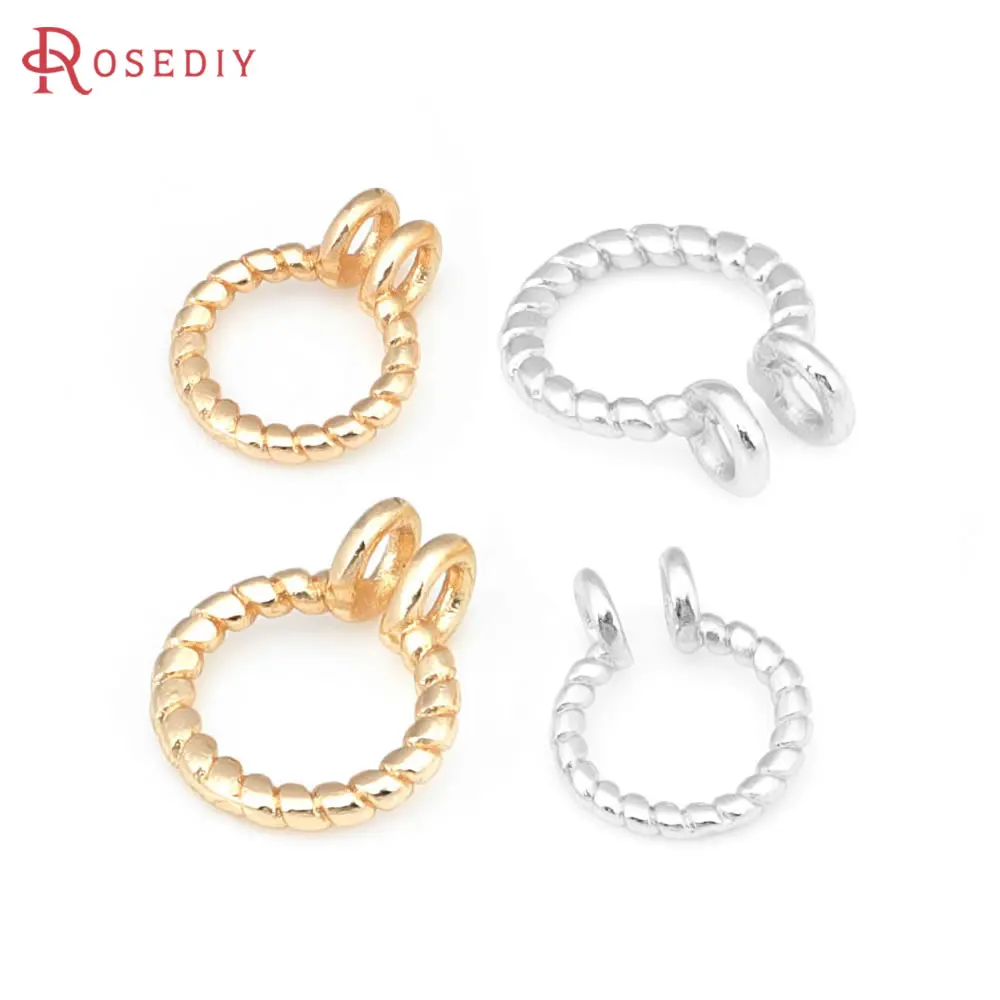 20PCS-6MM-8MM-18K-Gold-Color-Brass-Twisted-Wire-Connect-Jump-Rings ...