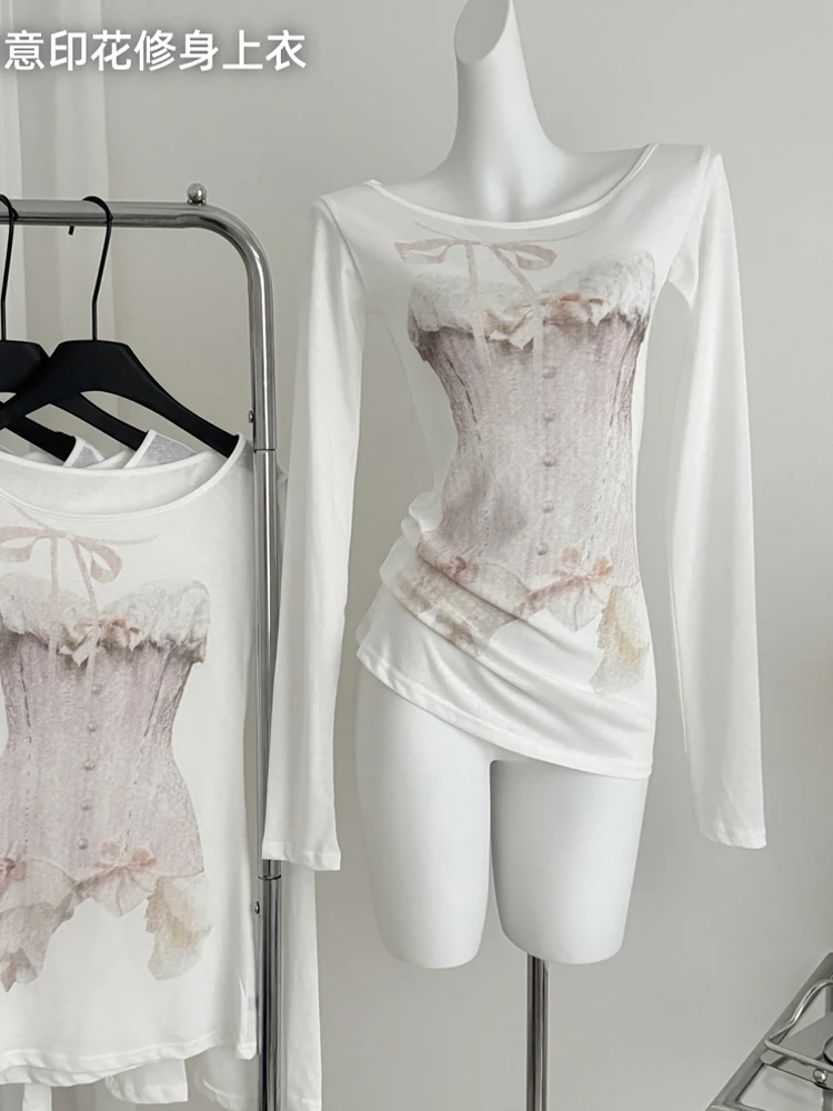 Autumn-Winter-Women-Japanese-Y2k-Gyaru-Coquette-Long-Sleeve-Vintage-T ...