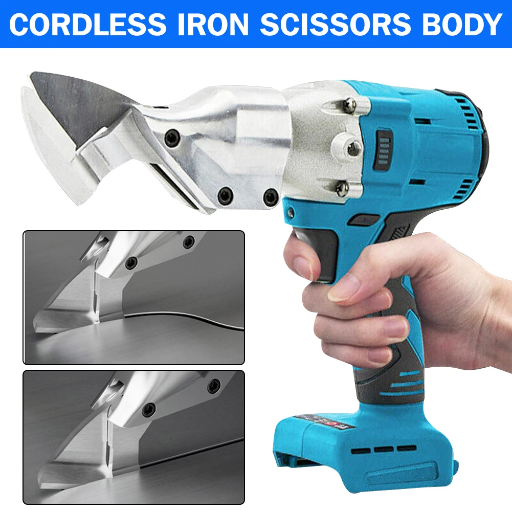 Brushless Cordless Electric Metal Shears Cutter Scissor 1.5mm Thickness ...