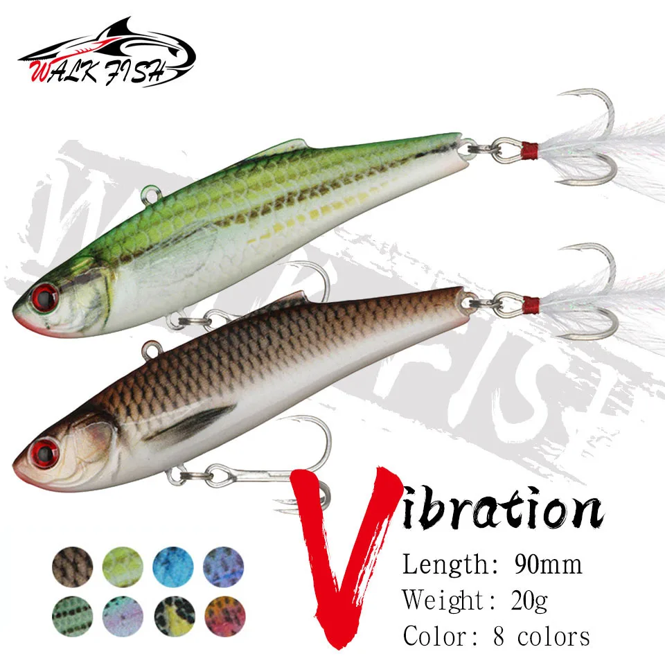 WALK-FISH-9cm-20g-Fishing-VIB-Fishing-Lure-Artificial-Bait-Quality-Simulation-Lures-Hook-Hard ...