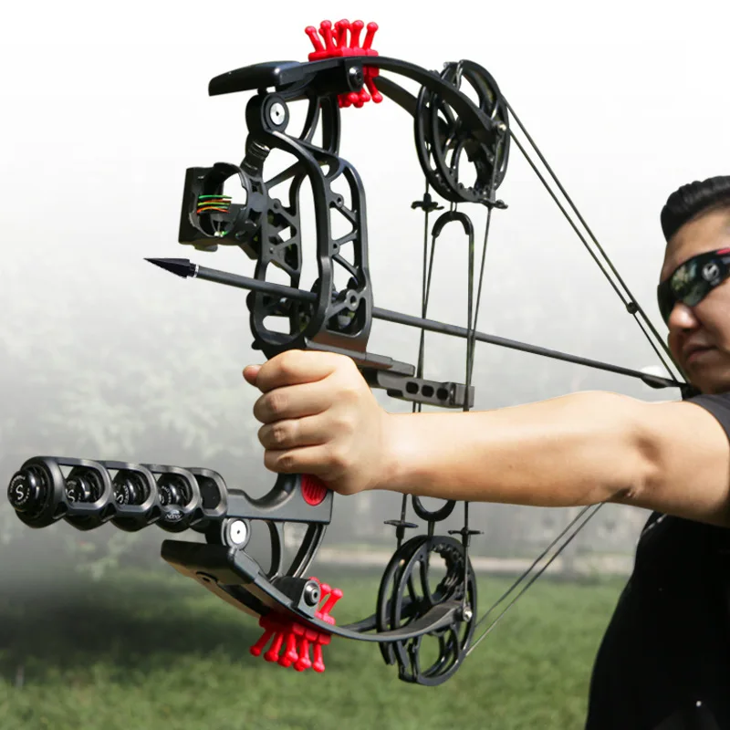30-55-Lbs-Archery-Composite-Bow-Steel-Ball-Bow-Left-And-Right-Fishing ...