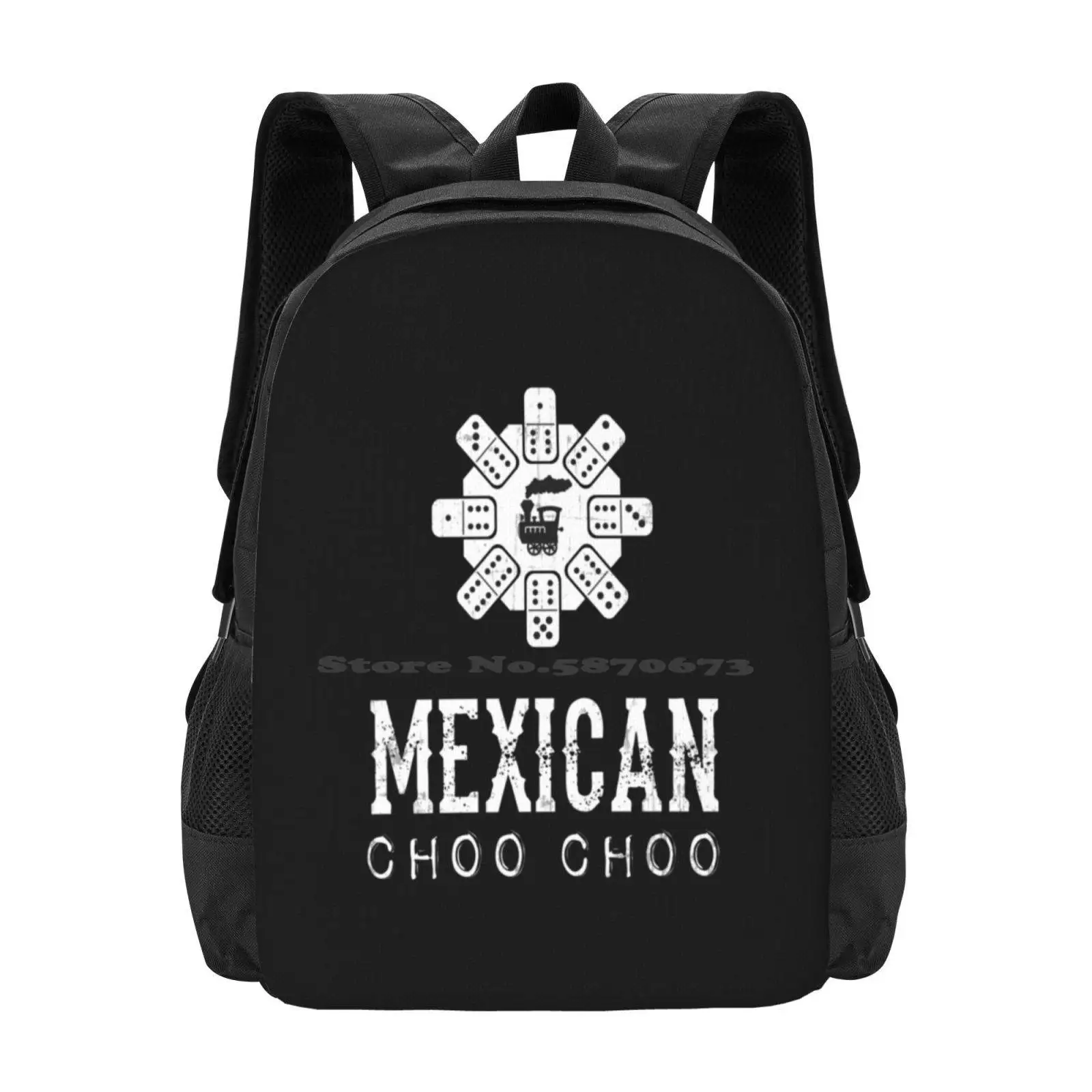 Mexican-Train-Choo-Choo-Mexican-Dominoes-Hot-Sale-Schoolbag-Backpack ...