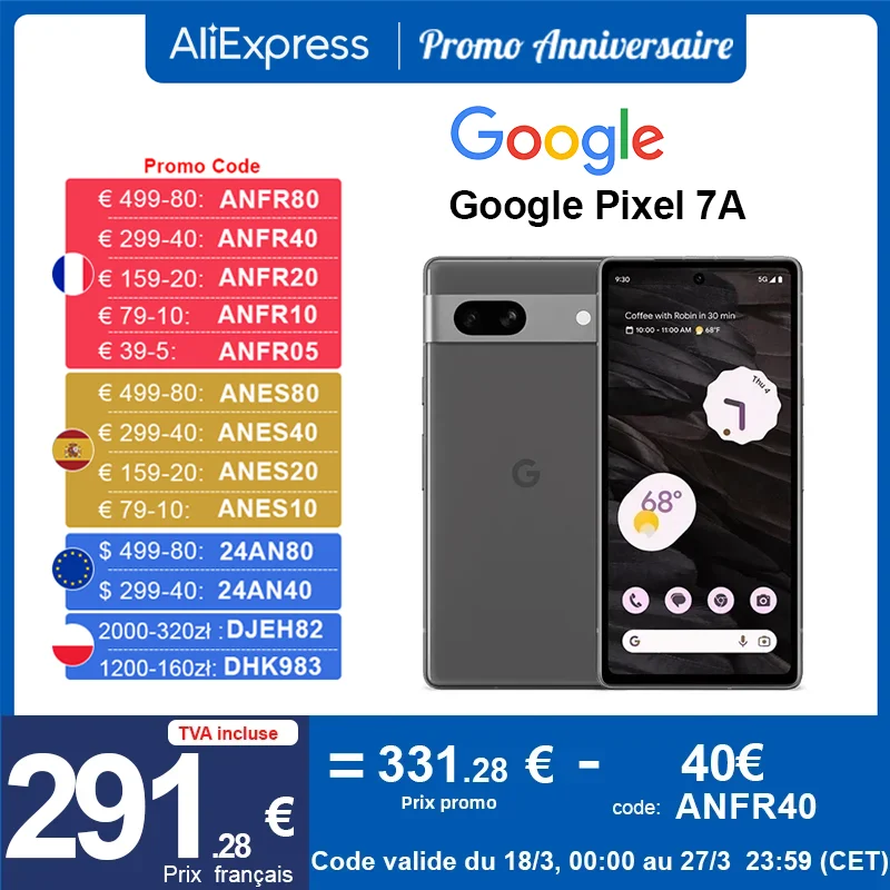 Google-Pixel-7a-Google-Tensor-G2-Titan-M2-Security-Coprocessor-64MP ...