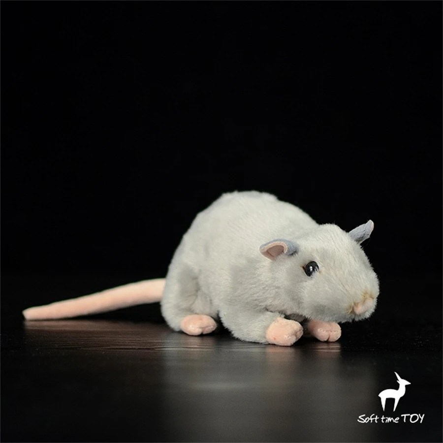 Grey-Mouse-High-Fidelity-Anime-Cute-Rats-Plushie-Hamster-Plush-Toys ...