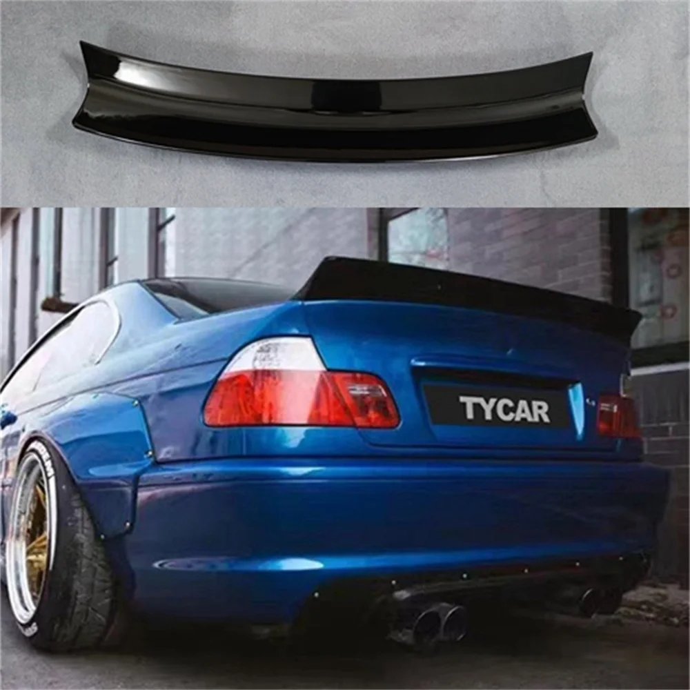 New Car Rear Trunk Spoiler Lip Boot Wing Lip For BMW E46 Sedan 4-Door ...
