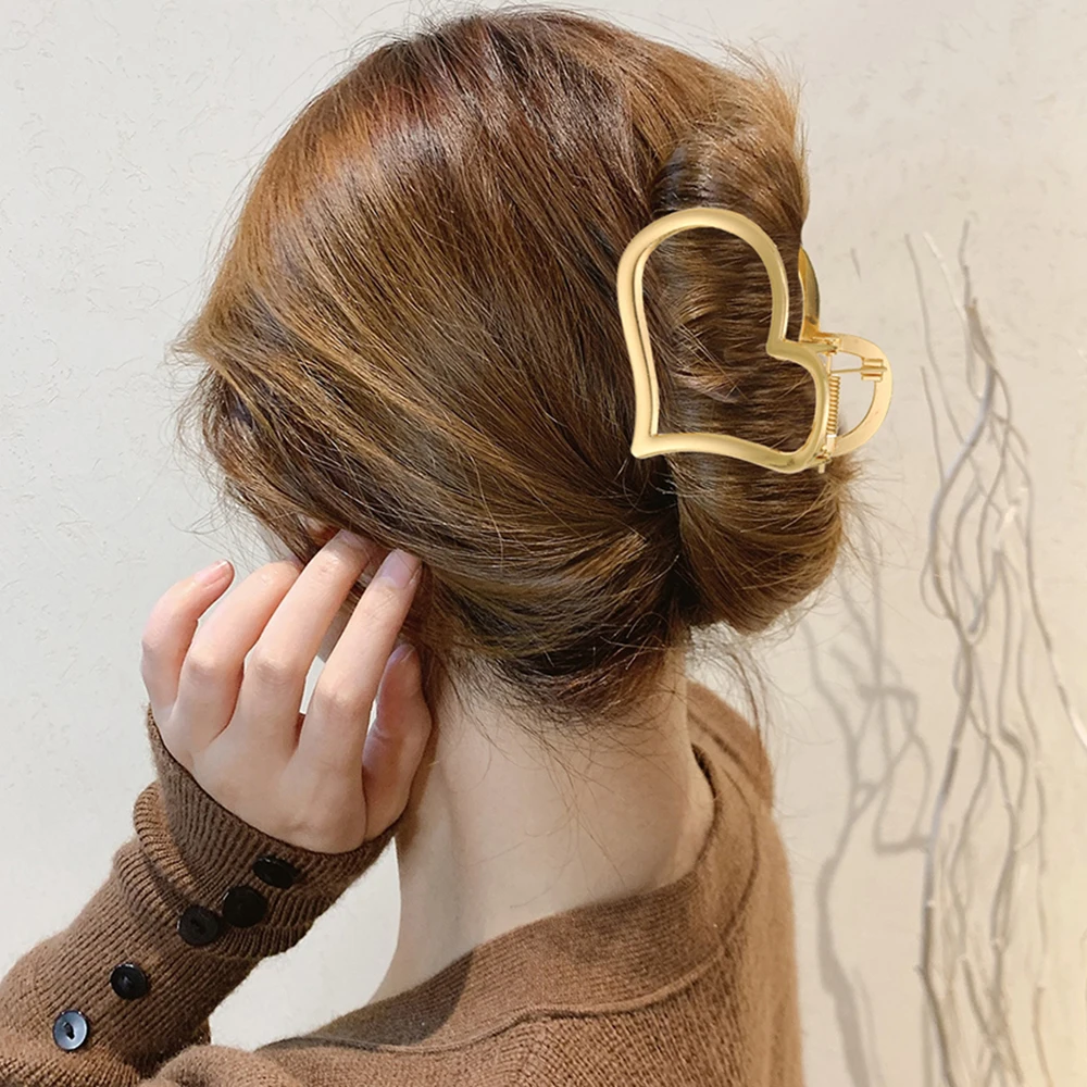 Haimeikang-7cm-Alloy-Small-Hollow-Butterfly-Hair-Grab-Claw-Clips-Women ...