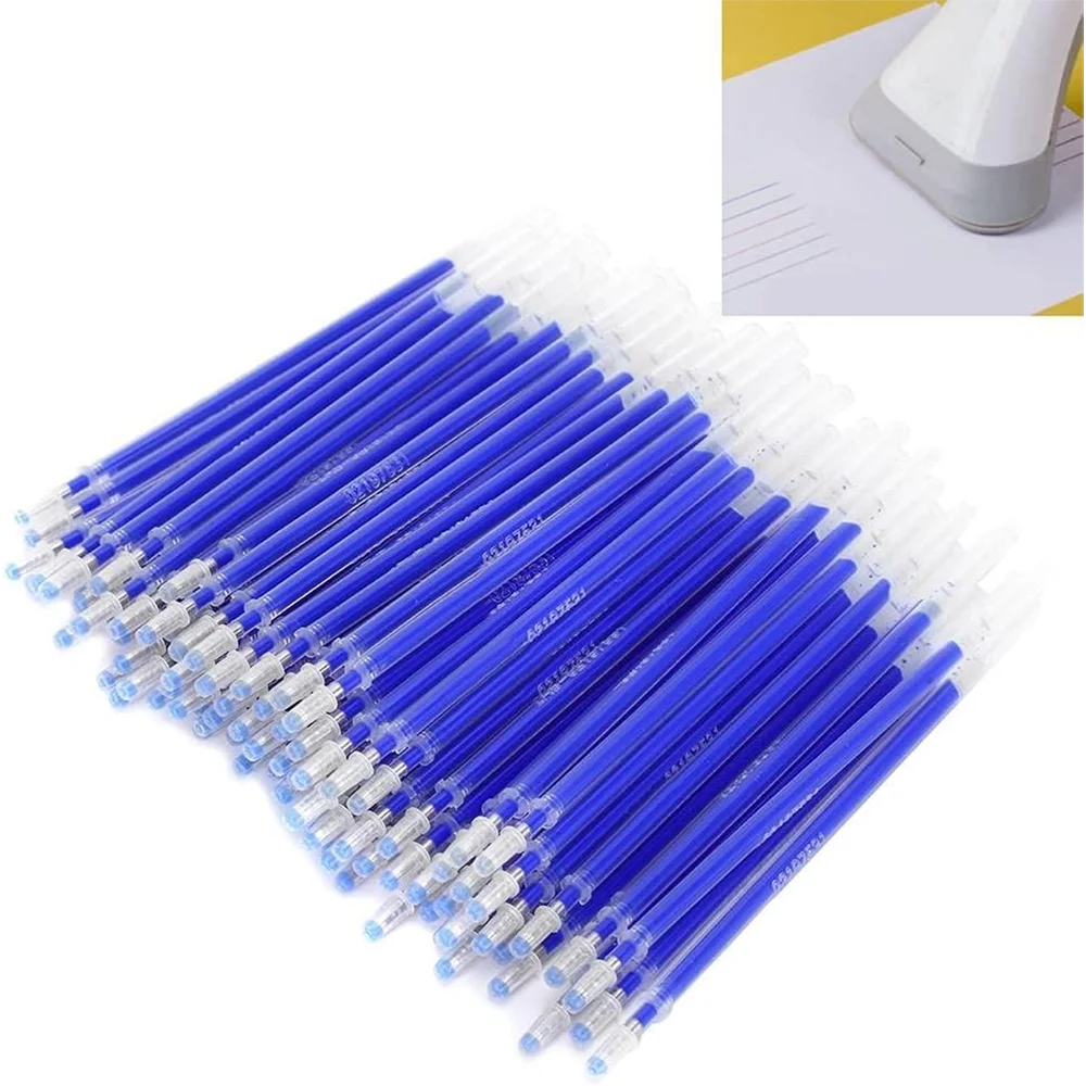 100pcs Heat Erasable Pens for Fabric Sewing DIY Dressmaking Fabrics ...