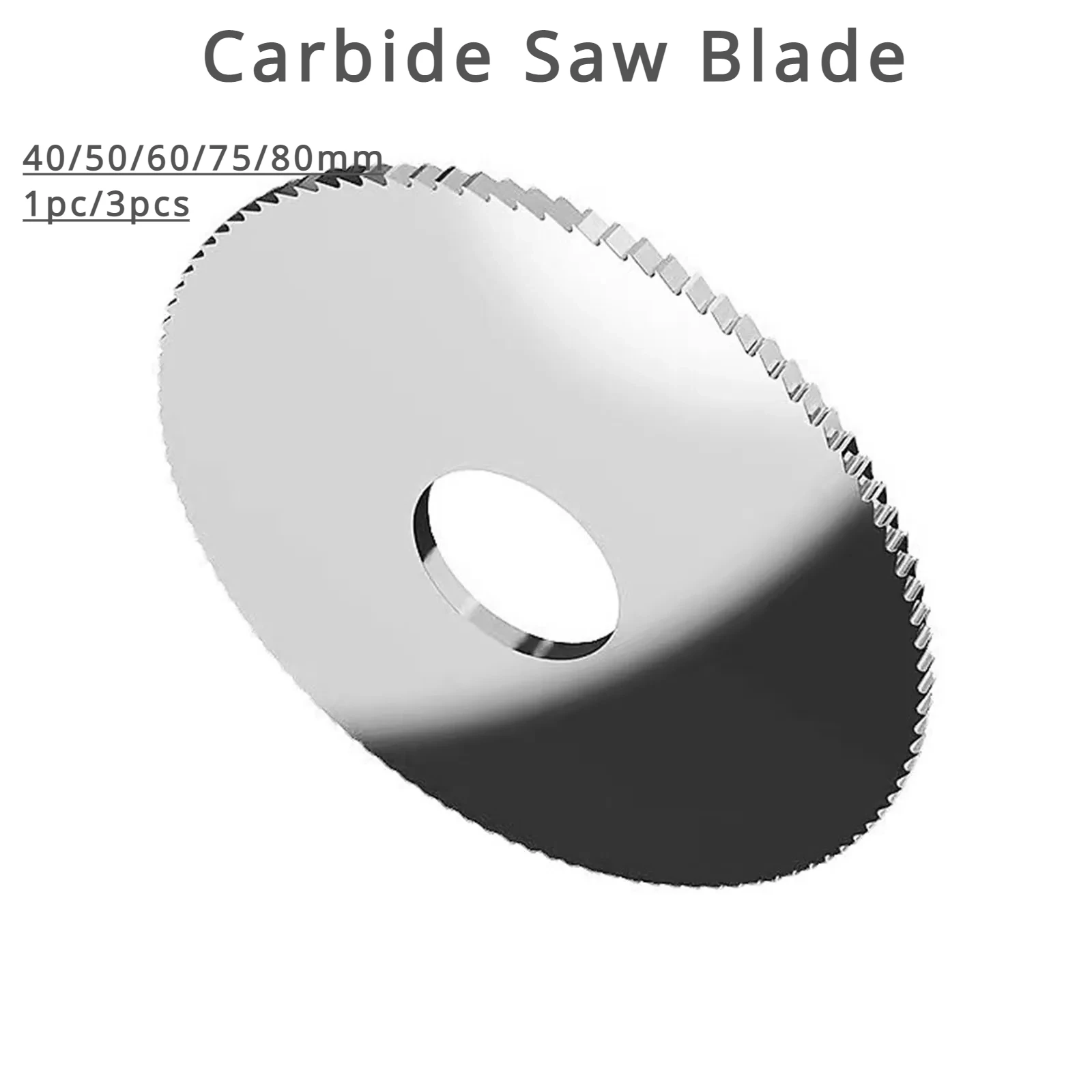 40/50/60mm TCT Circular Saw Blade 1/3pcs Milling Cutter Slotting ...