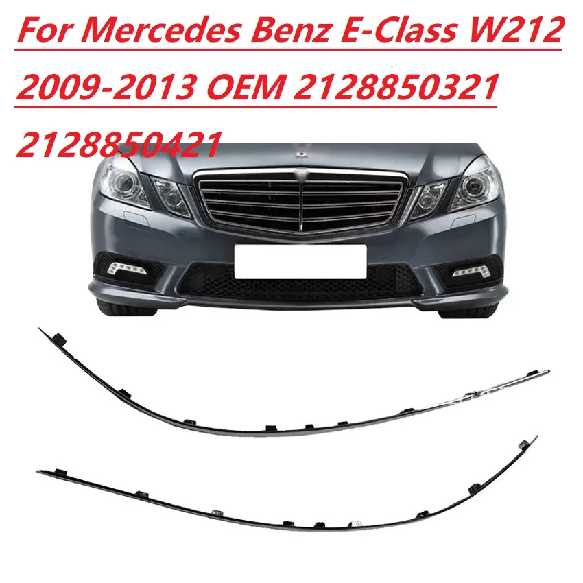 Front-bumper-chrome-decorative-strip-For-Mercedes-Benz-E-Class-W212 ...