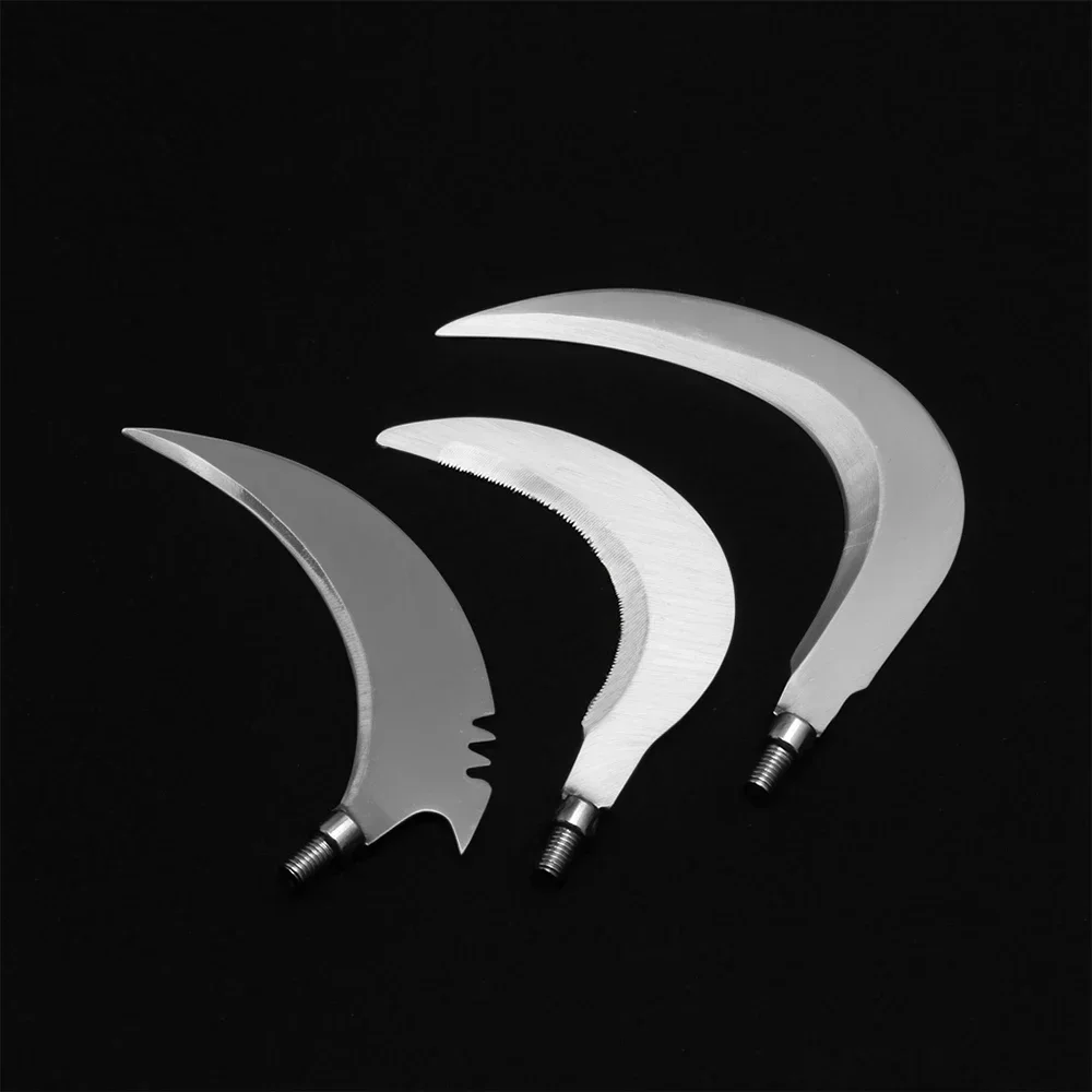 1-pc-Stainless-steel-fish-knife-lawn-mower-water-grass-sickle-serrated ...