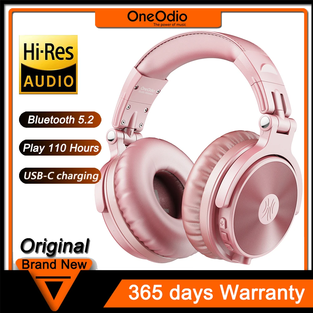 Oneodio-Pro-C-Wireless-Headphones-with-50mm-Neodymium-Drivers-110Hrs ...