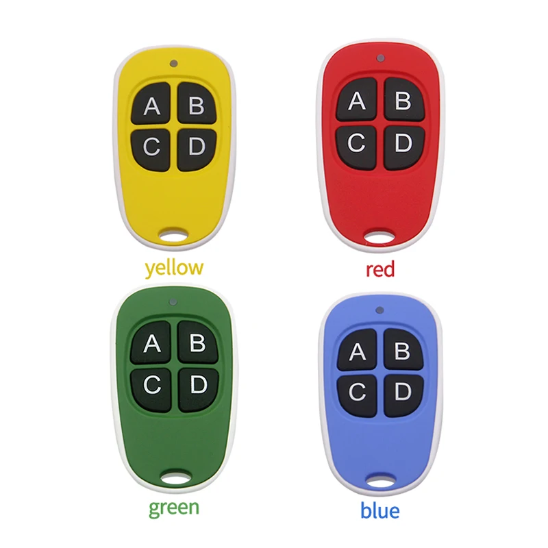 Gate Garage Door Remote Control 433MHz 4 CH Copy Universal Remote ...