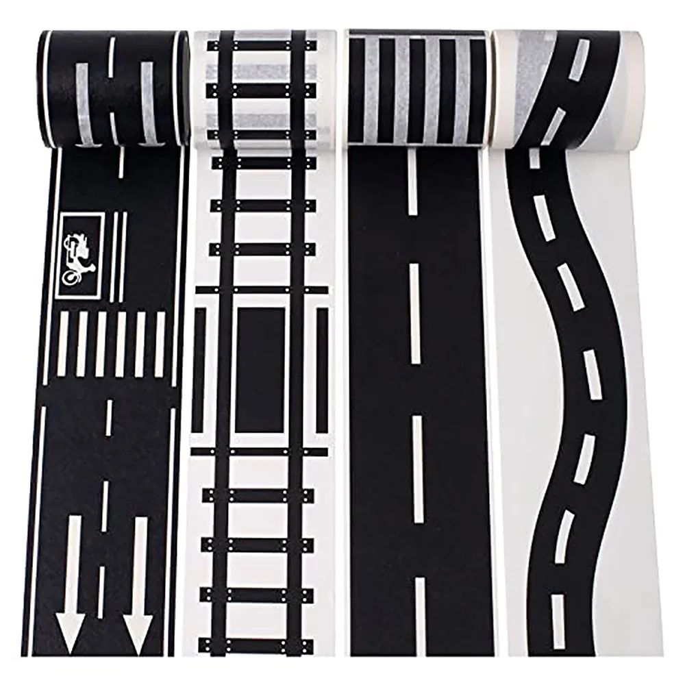 Road Tape Roll Up Race Track for Toy Car Kids Birthday Party ...