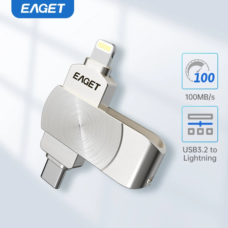 EAGET-i66Pro-IPhoto-Stick-128G-For-IPhone-Flash-Drive-256-512G-Type-C ...