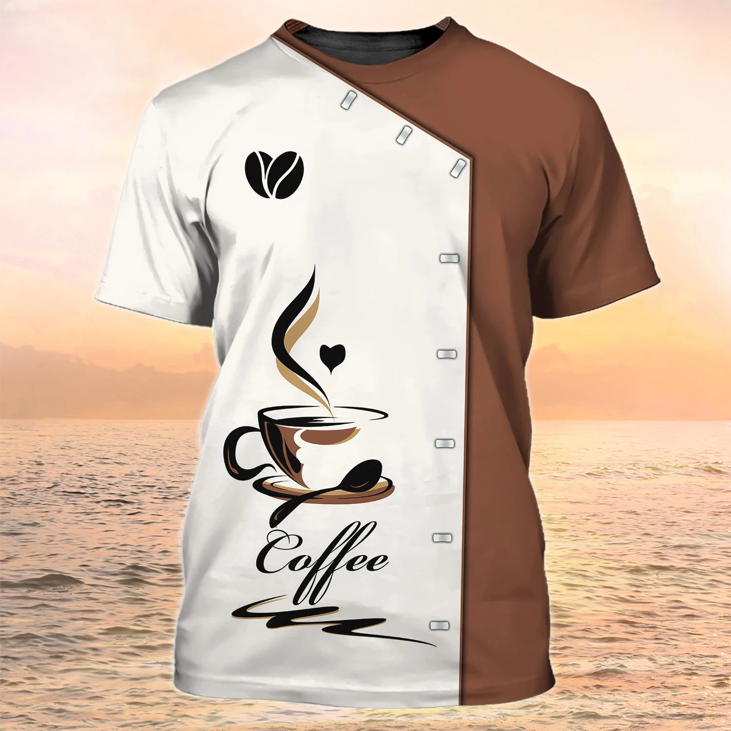 Barista-Shirt-Men-s-T-shirt-Caf-Fashion-Uniform-Short-Sleeve-Mens ...