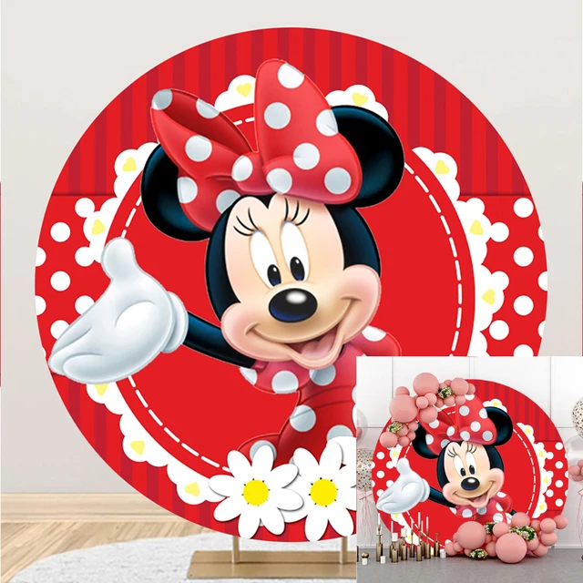 Red Minnie Mouse Background