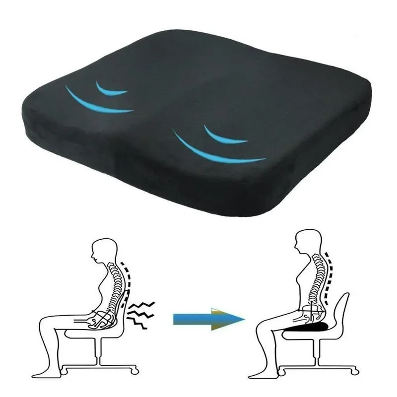 Non-Slip-Ortop-dica-Mem-ria-Espuma-Almofada-para-Tailbone-ci-tica-Back ...