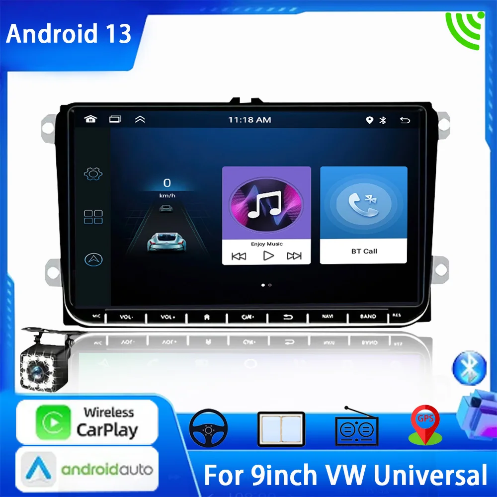 2din-Android-13-9-inch-Radio-for-Volkswagen-Volkswagen-Golf-Polo-Tiguan ...