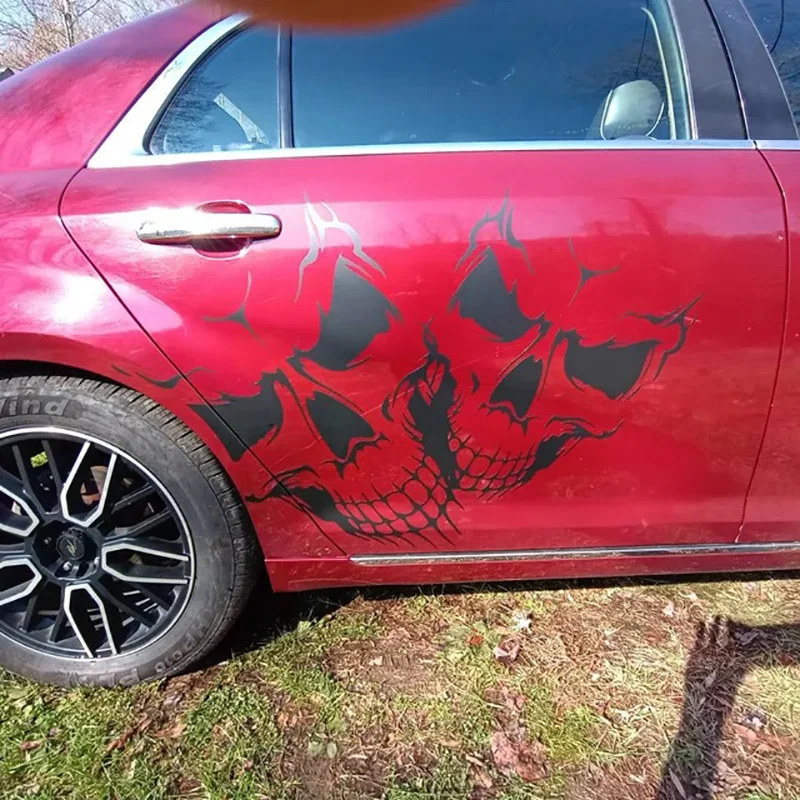 Skulls Demons Vinyl Decals Waterproof Car Truck Suv Vans Hood Or Side ...