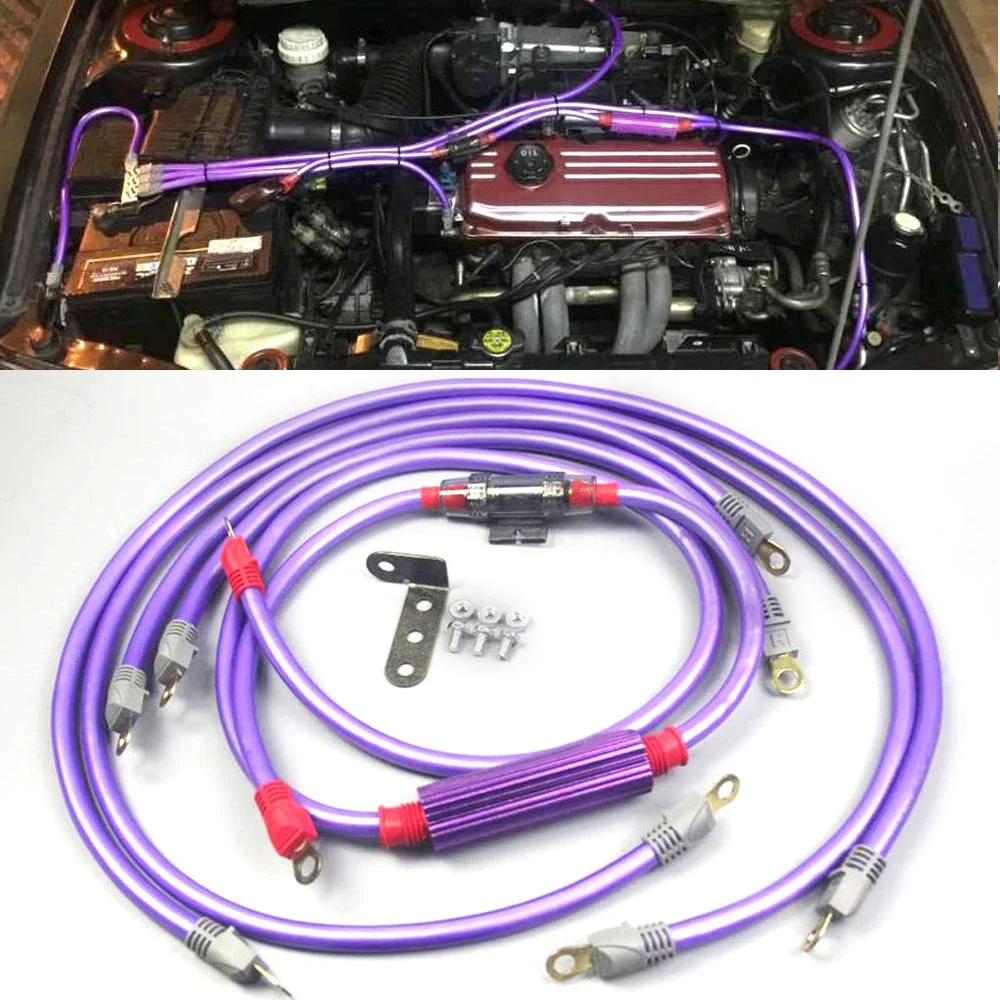 Grounding-Cable-Voltage-stabilizer-Purple-15GA-Alternator-Cable ...