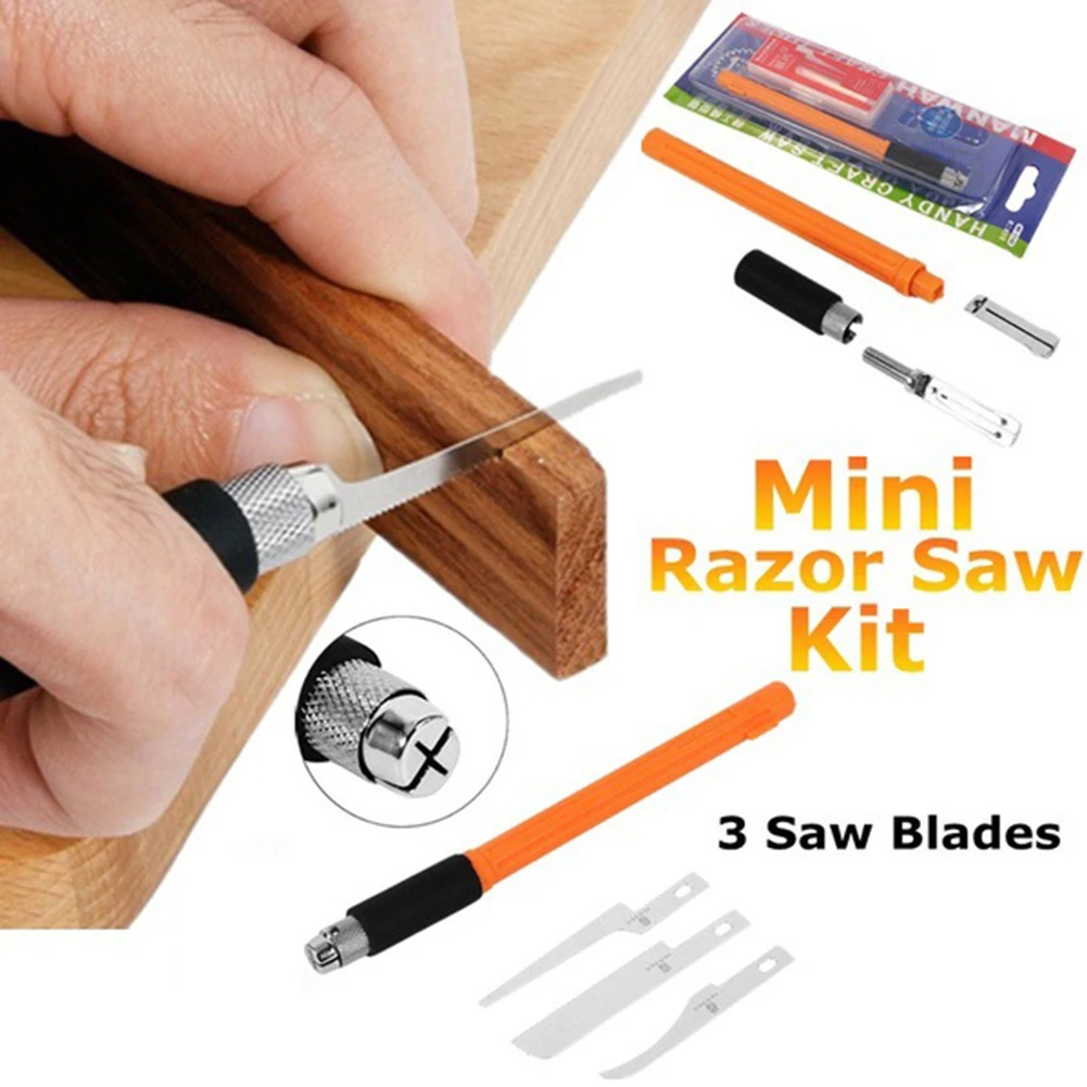 Mini-Razor-Saw-Set-Kit-Home-DIY-Handy-Multifunction-Craft-Saw-Blade ...