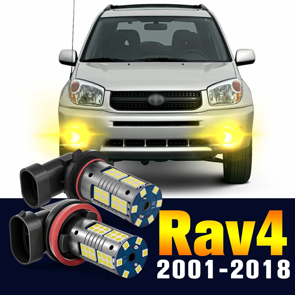 2x-LED-Fog-Light-Bulb-Lamp-For-Toyota-Rav4-mk3-mk4-2001-2018-2007-2008 ...