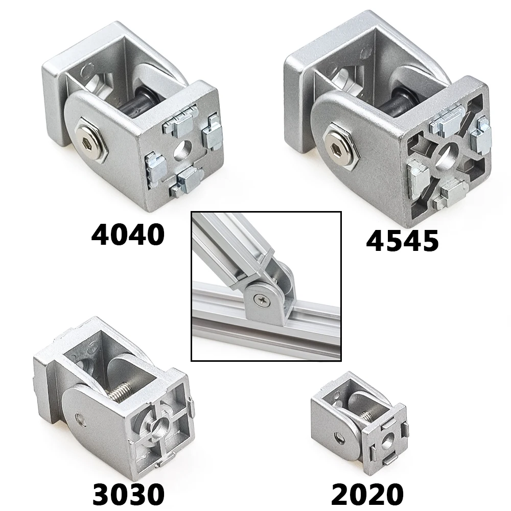 2020-3030-4040-4545-Flexible-Hinge-Pivot-Joint-Aluminum-Fittings-Right ...