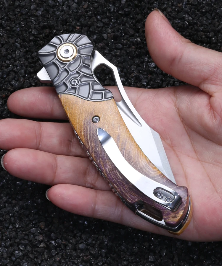 M390 steel Tactical Folding Pocket Knife - Blade HQ
