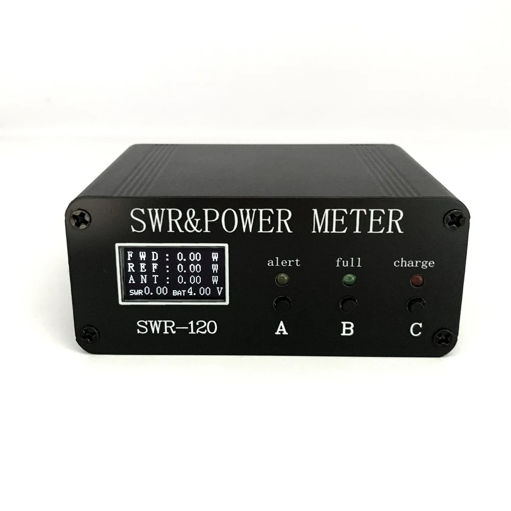 SWR-120 1.8MHz-50MHz 0.5W-120W Standing-wave Meter OLED Digital Display ...