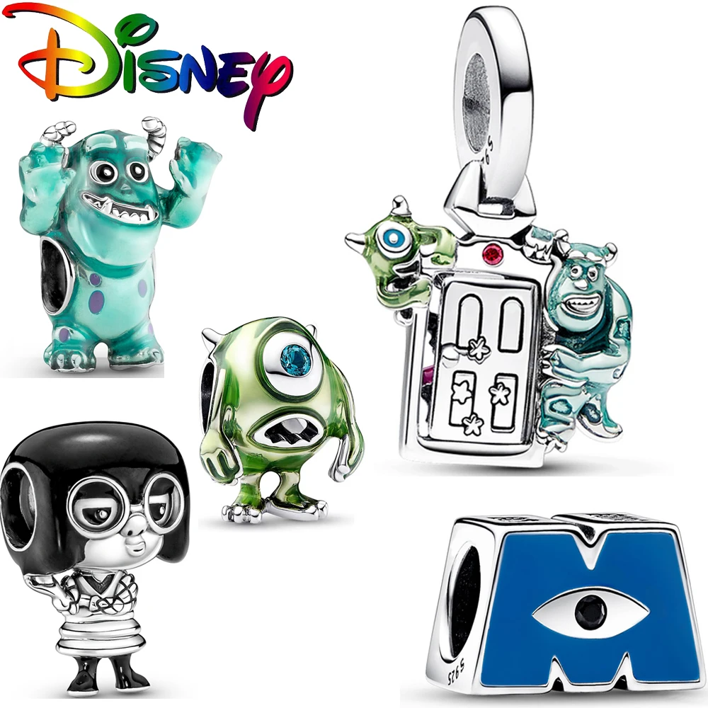 Disney-Pixar-Monster-Charms-Beads-para-Pandora-Original-pulsera-de ...