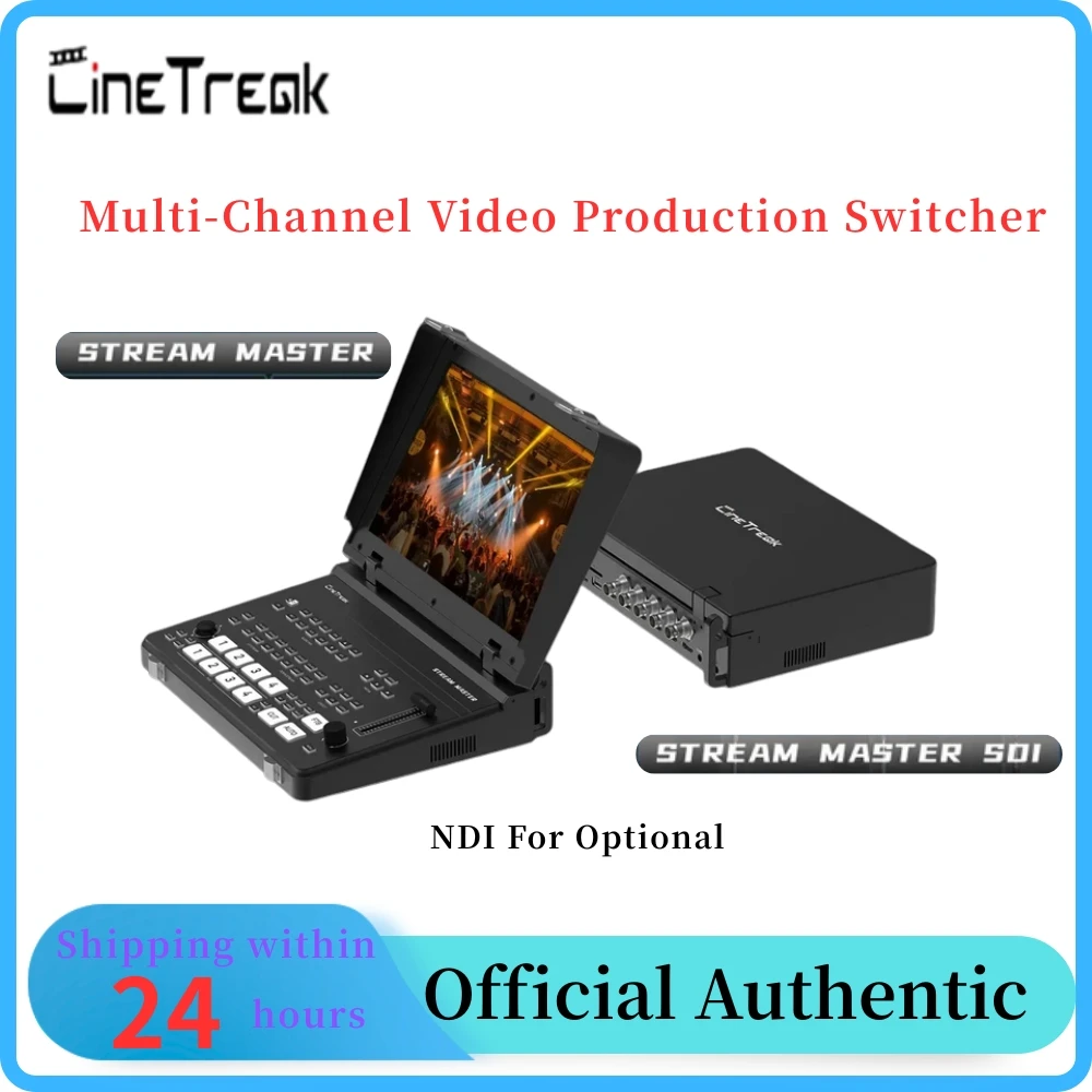 Cinetreak Stream Master/Stream Master SDI HD/SDI 비디오 스위처 10'' 고정밀 스크린 ...