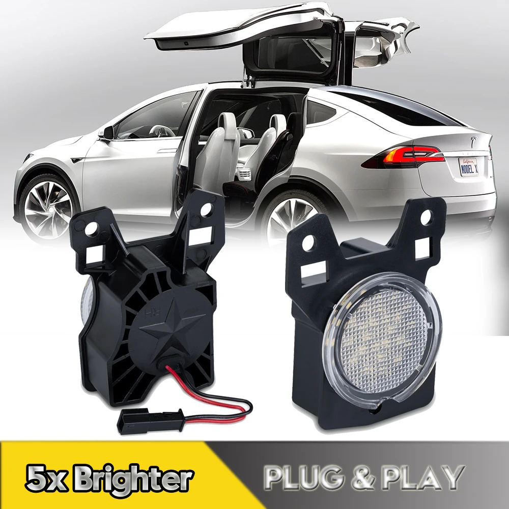 For-TESLA-MODEL-X-P90D-Rear-Right-Door-Sensor-Light-1036642-00-B ...