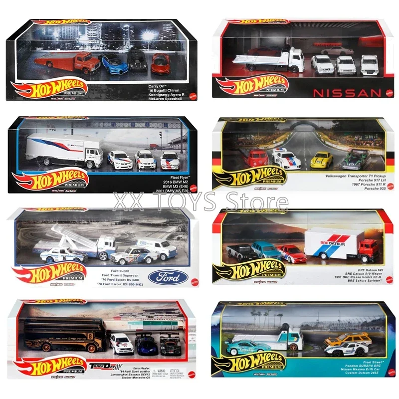 Hot-Wheels-Premium-Collector-Display-Set-4-Pack-1-64-Scale-Metal-Die ...