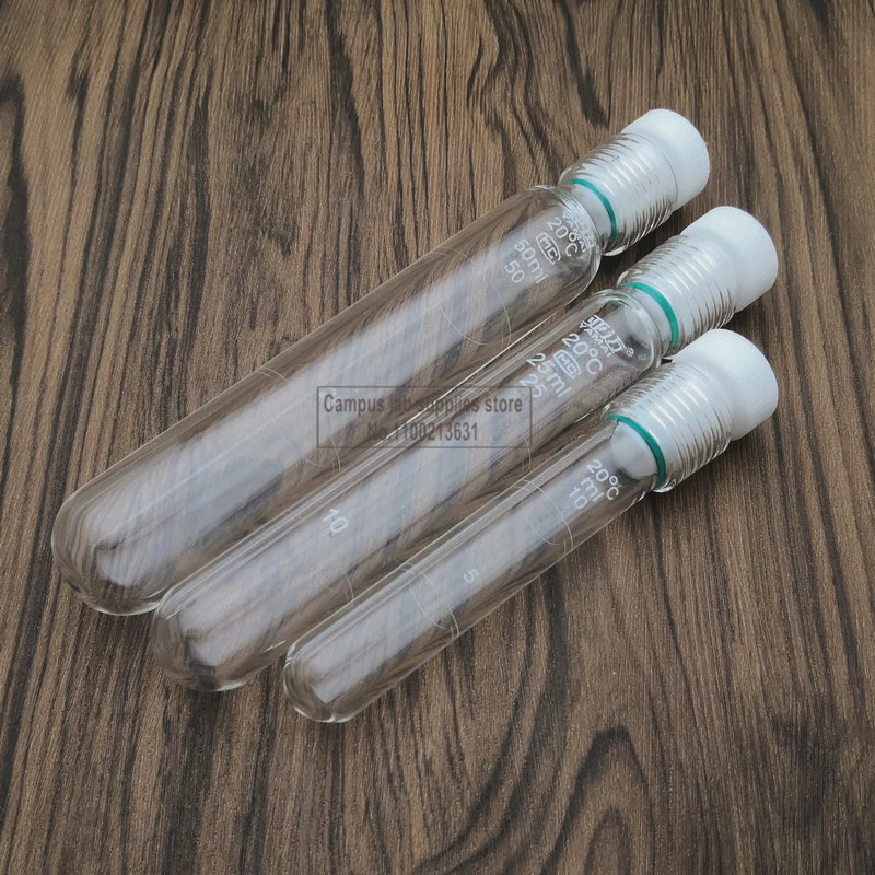 1pcs-5-350ml-Glass-Pressure-Resistant-Tube-Screw-Mouth-Colorimetric ...