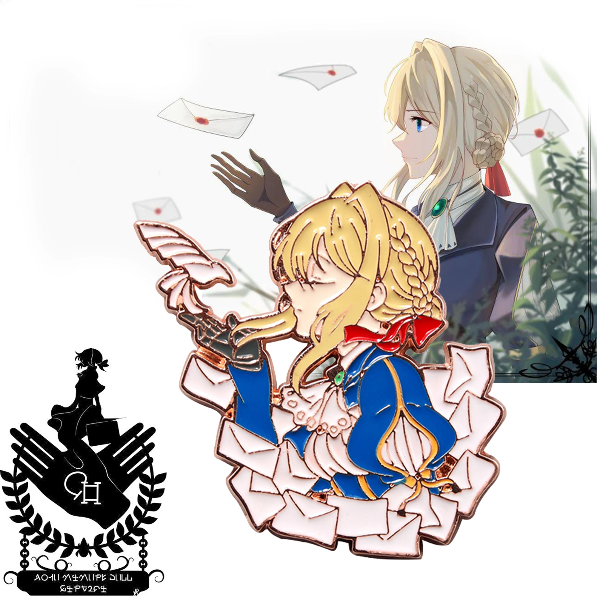 Anime-Violet-Evergarden-Enamel-Brooches-Pins-Aesthetic-Characters ...
