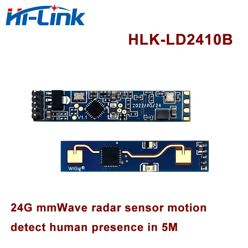 New-HLK-LD2410B-P-24G-mmWave-FMCW-Human-Presence-Radar-Sensor-Motion ...