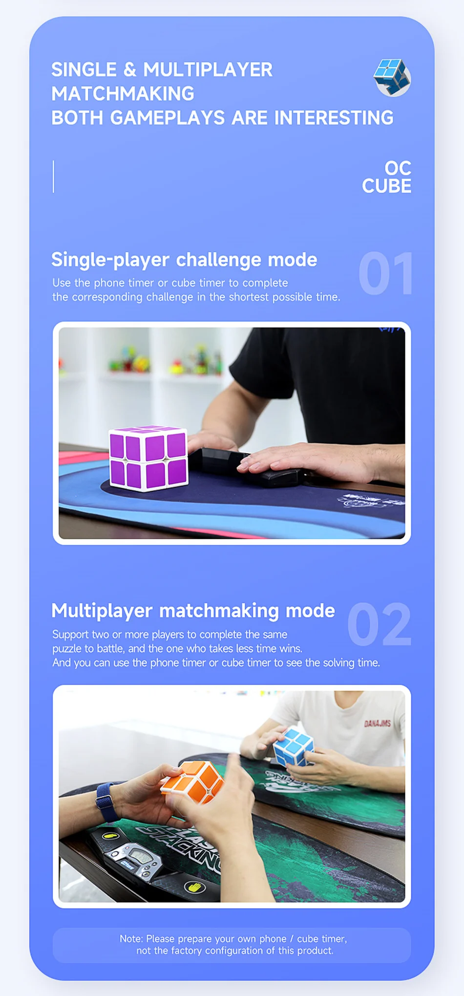 Violet - QiYi OS Cube 2x2x Cube magnétique professionnel POP Magic 2x2 ...