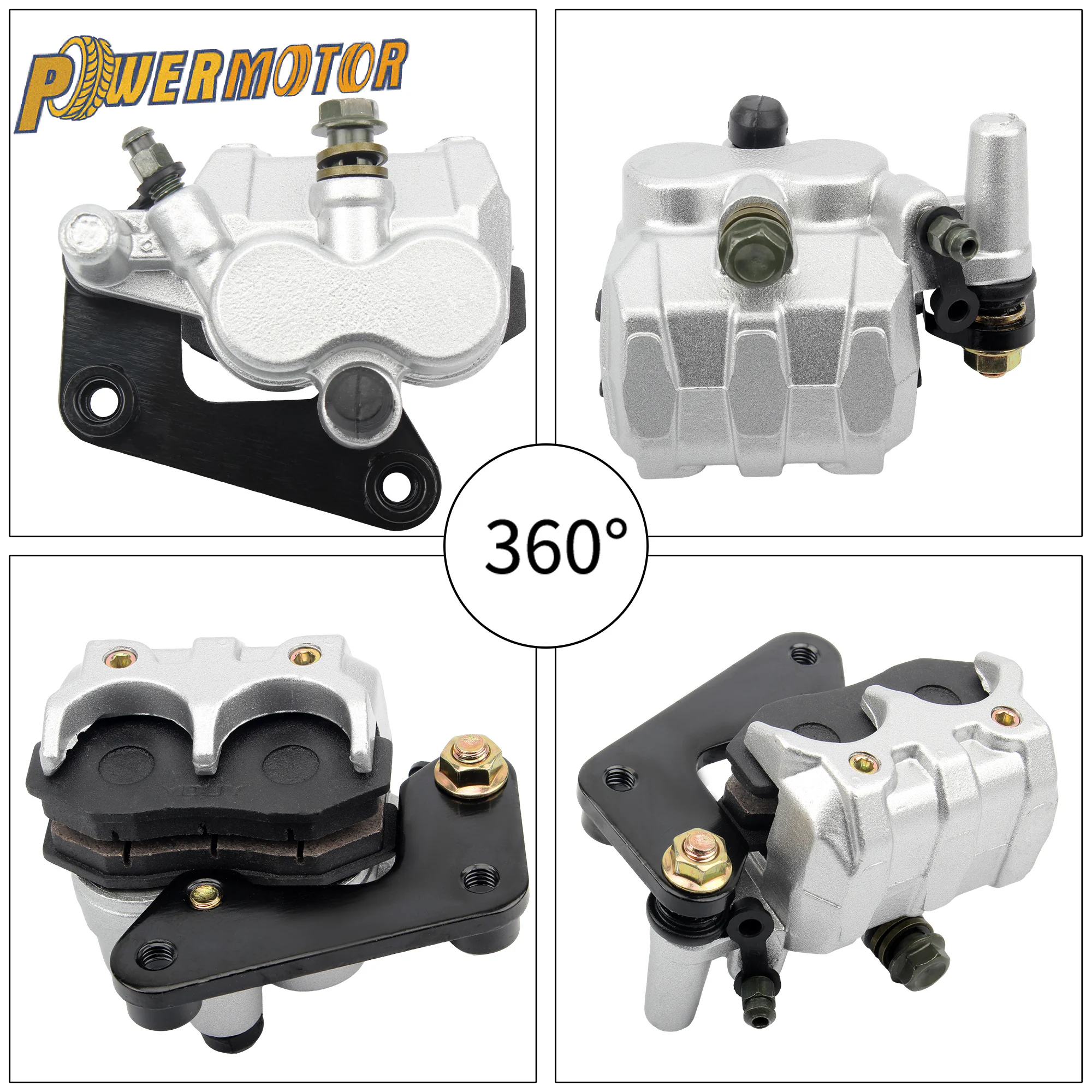 Universal Motorcycle Front Rear Hydraulic Disc Brake Caliper Master ...